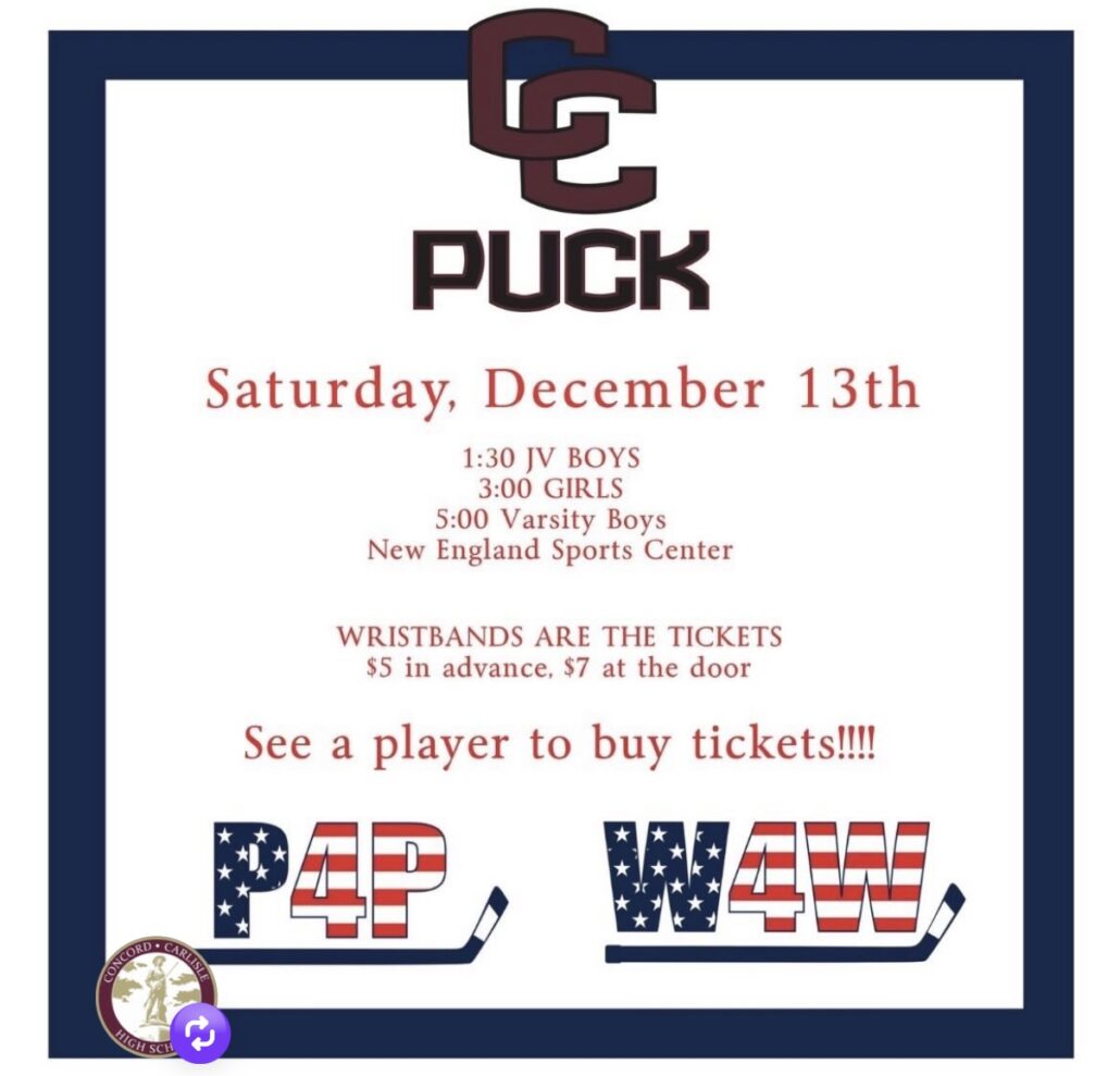 Warriors 4 Warriors / Patriots 4 Patriots Hockey Game - Concord, MA